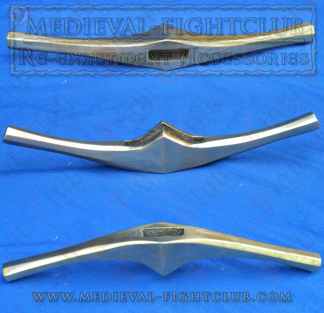 Swept Forward Brass Crossguard