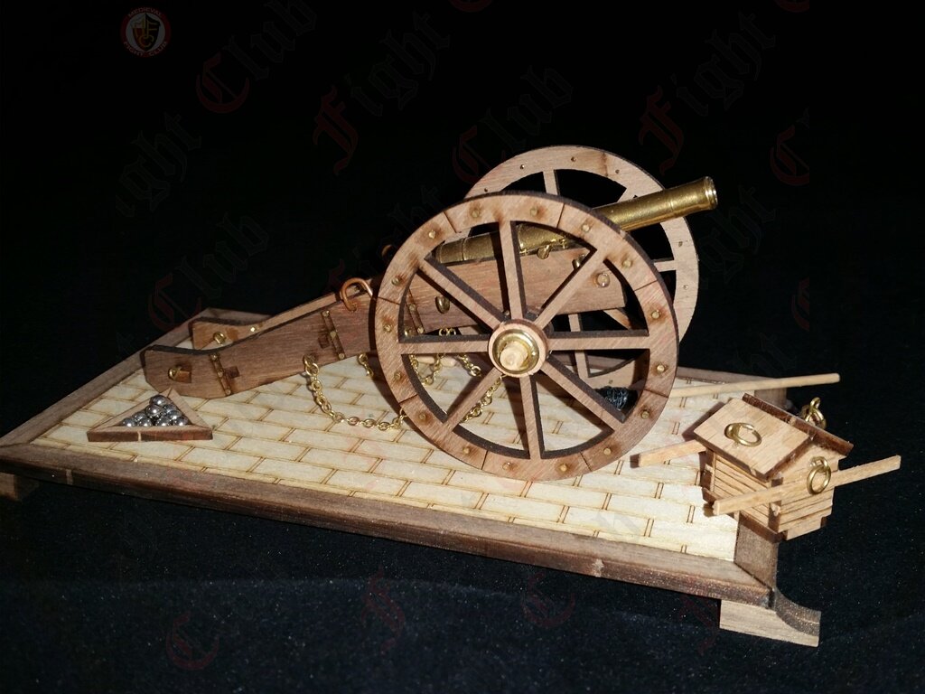Wooden Model Cannon
