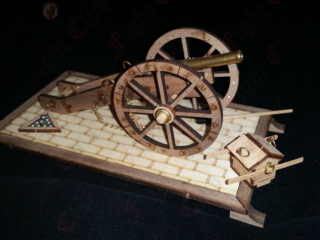 Wooden Model Cannon