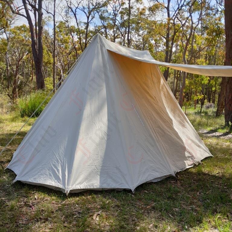Canvas Double Bell Wedge Tent