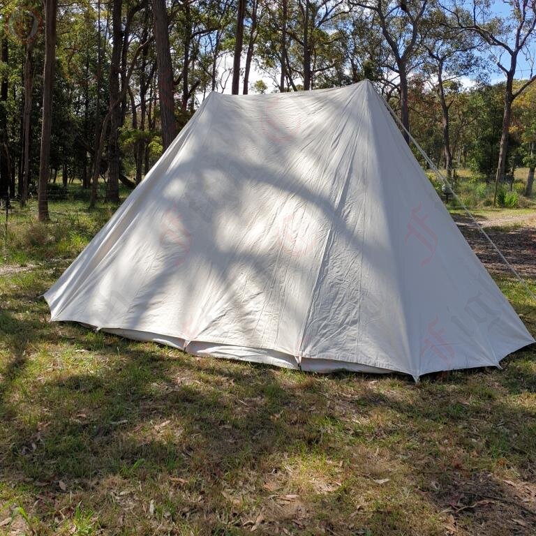 Canvas Double Bell Wedge Tent