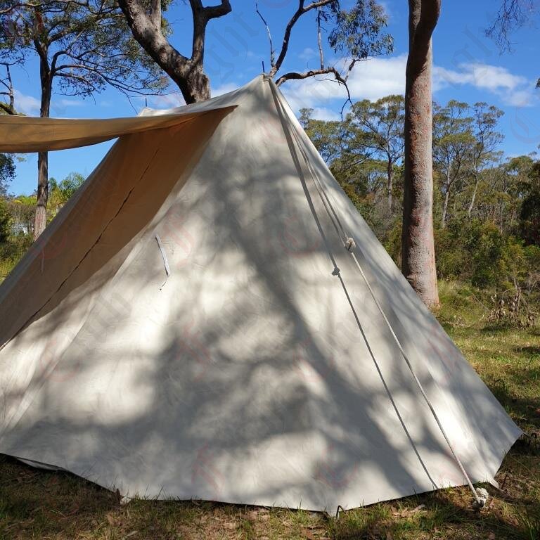 Canvas Double Bell Wedge Tent