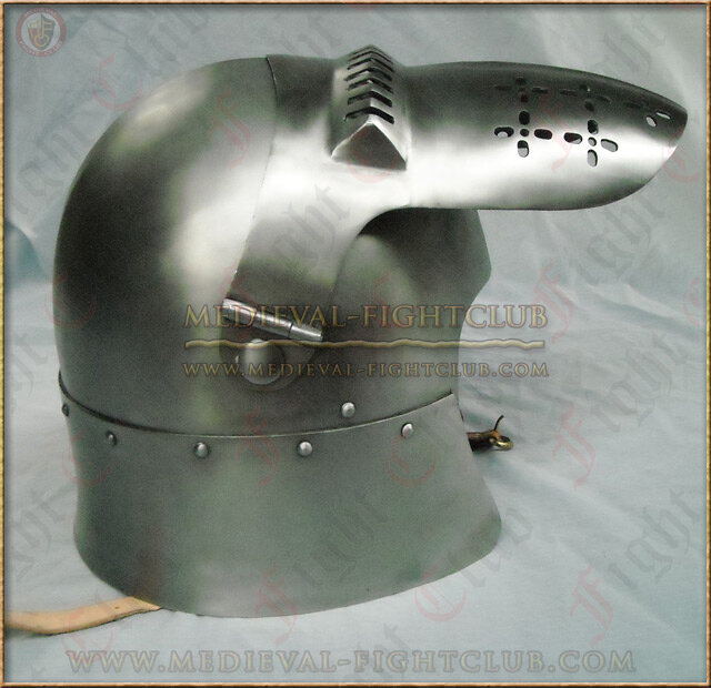Armour :: Helms & Helmets :: Late Medieval Helms :: Bascinet - Pigface ...